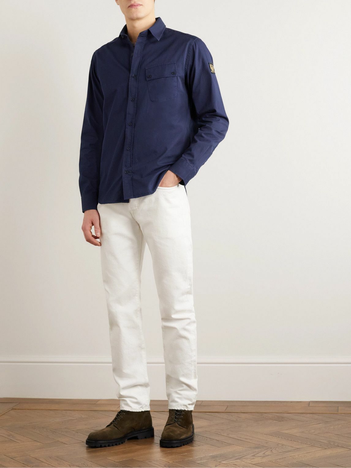 Belstaff - Pitch Cotton-Twill Shirt - Blue Belstaff