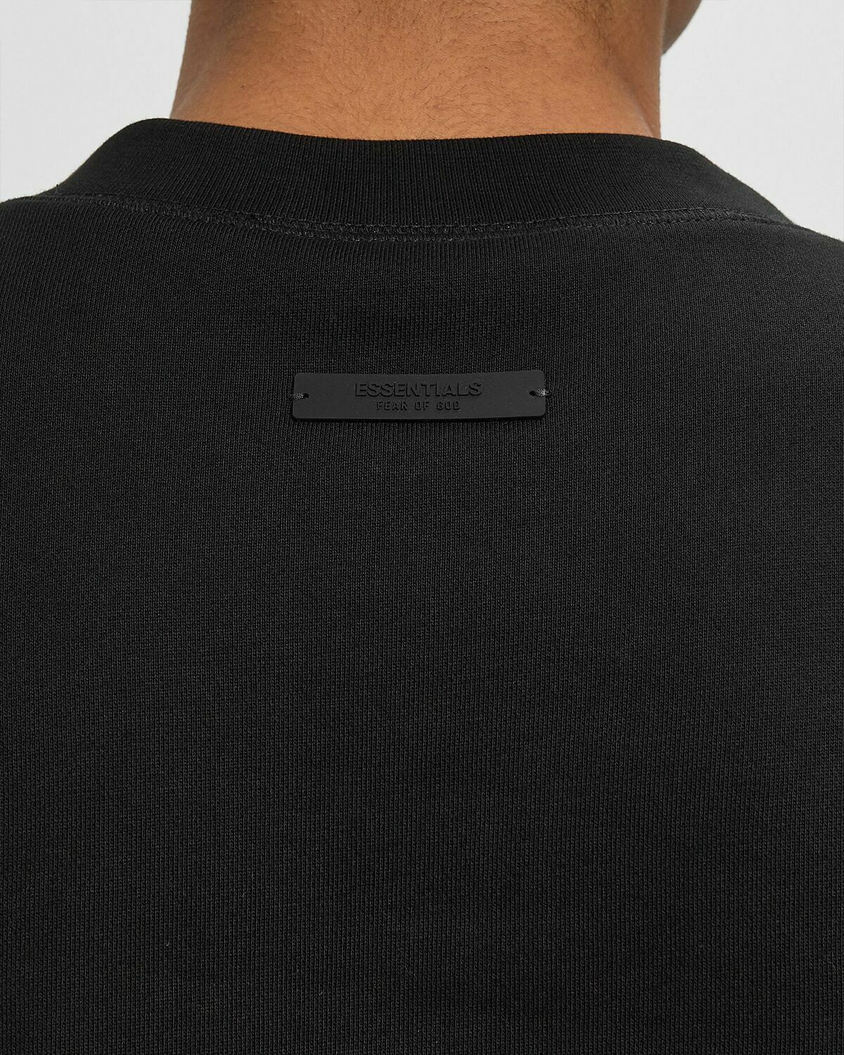 Fear of God Essentials NBA 90'S CREWNECK SWEATSHIRT Black Men Fear Of ...