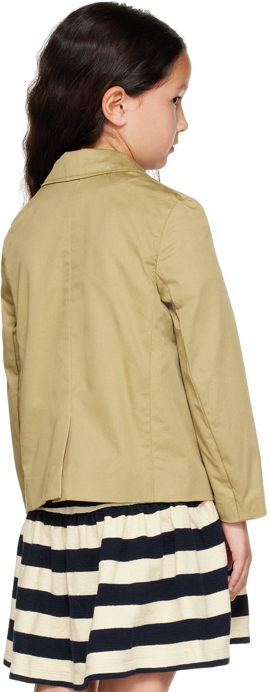 Bonpoint Kids Khaki Benjamin Jacket Bonpoint