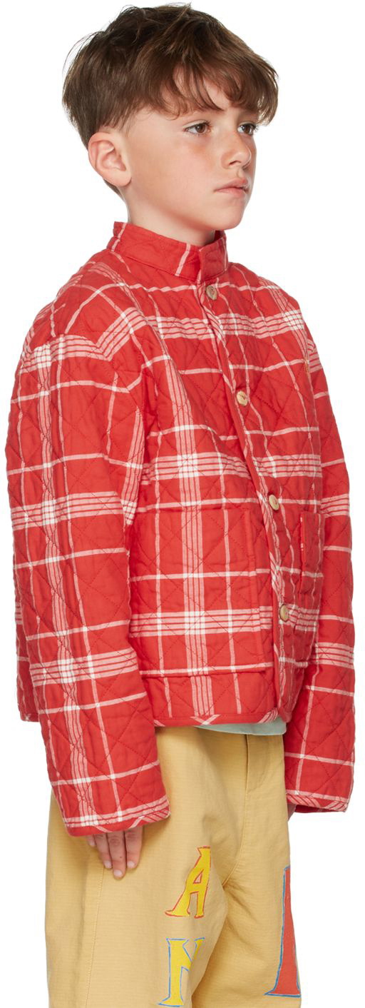 The Animals Observatory Kids Red Logo Starling Jacket The Animals