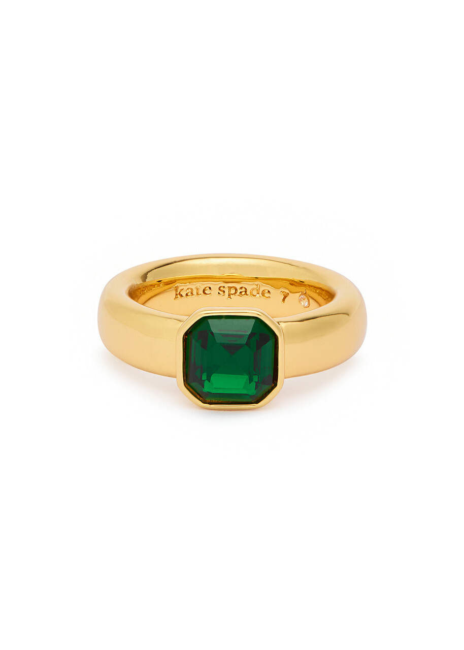 Kate Spade New York Keep Sparkling Ring Green Kate Spade New York