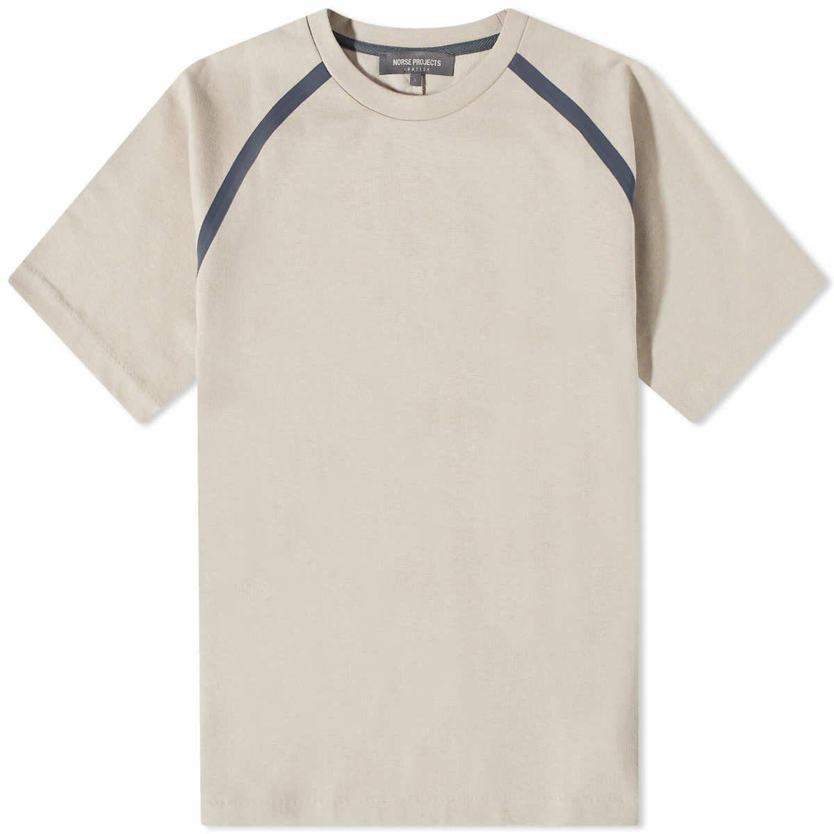 Norse Projects Men's Cordura Tech T-shirt in Mid Khaki Norse Projects