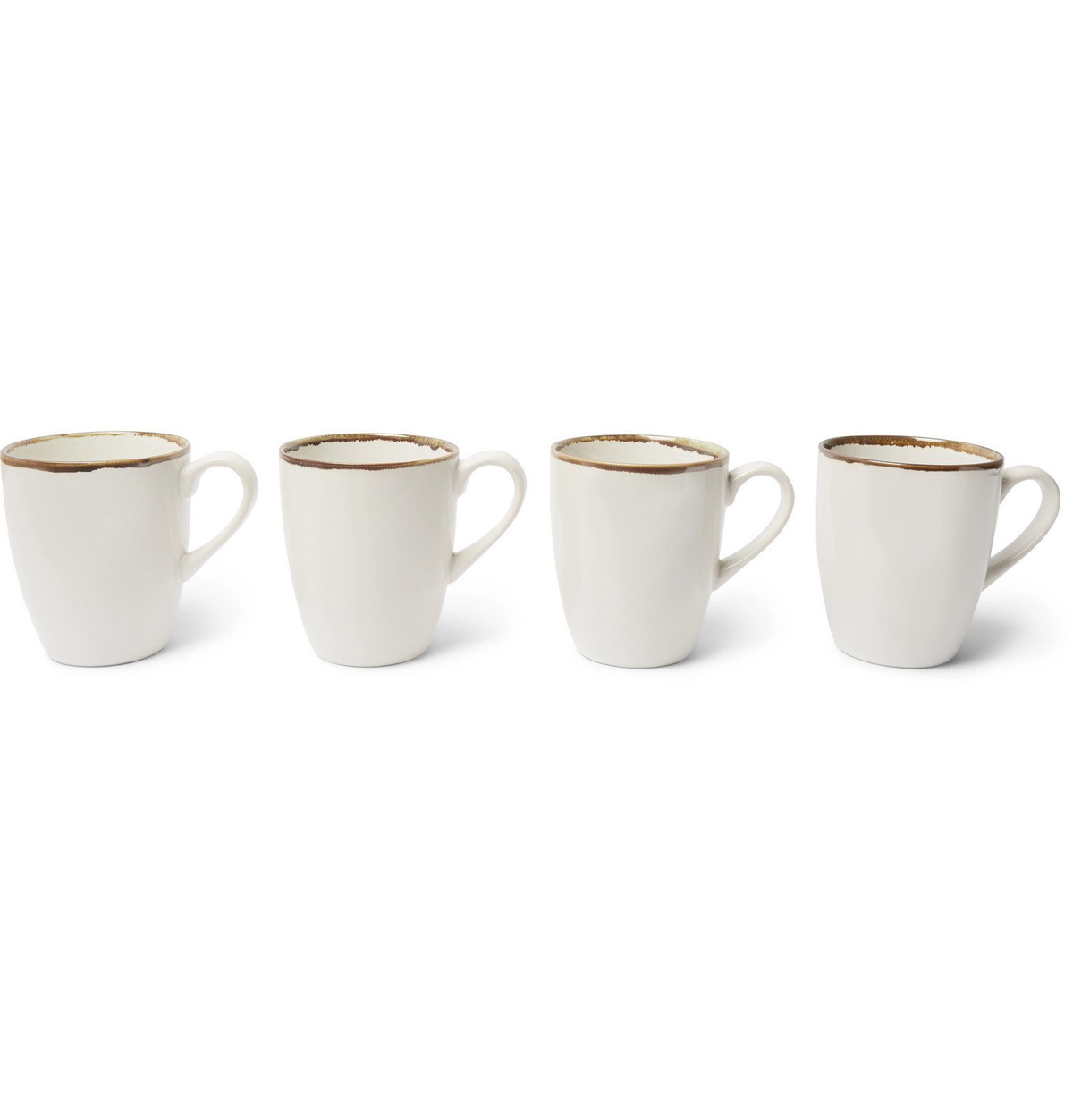 Soho Home - Set of 4 Sola Stoneware Mugs - White Soho Home