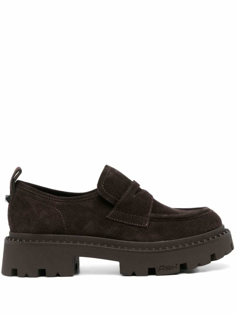 ASH - Genial Stud Suede Loafers Ashley Williams