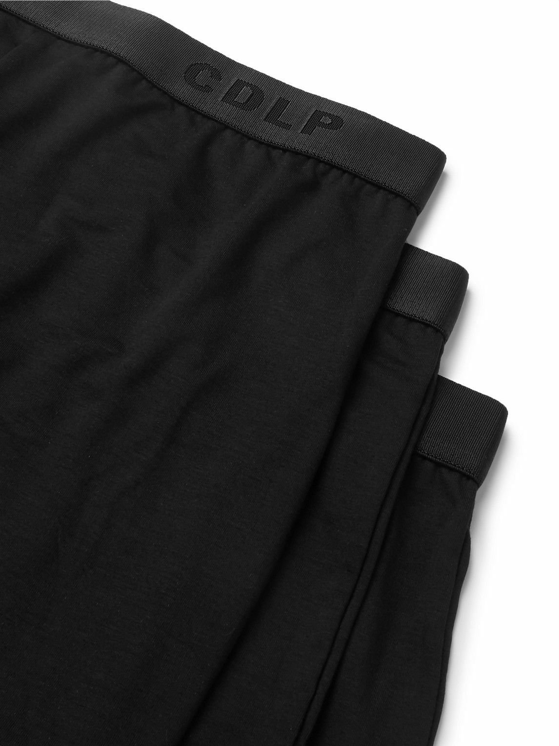 CDLP - Three-Pack Stretch-Lyocell Boxer Briefs - Black CDLP