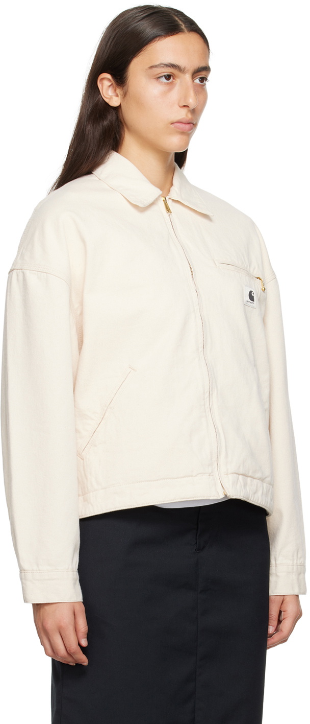 Carhartt Work In Progress Off-White Zip Jacket Carhartt WIP