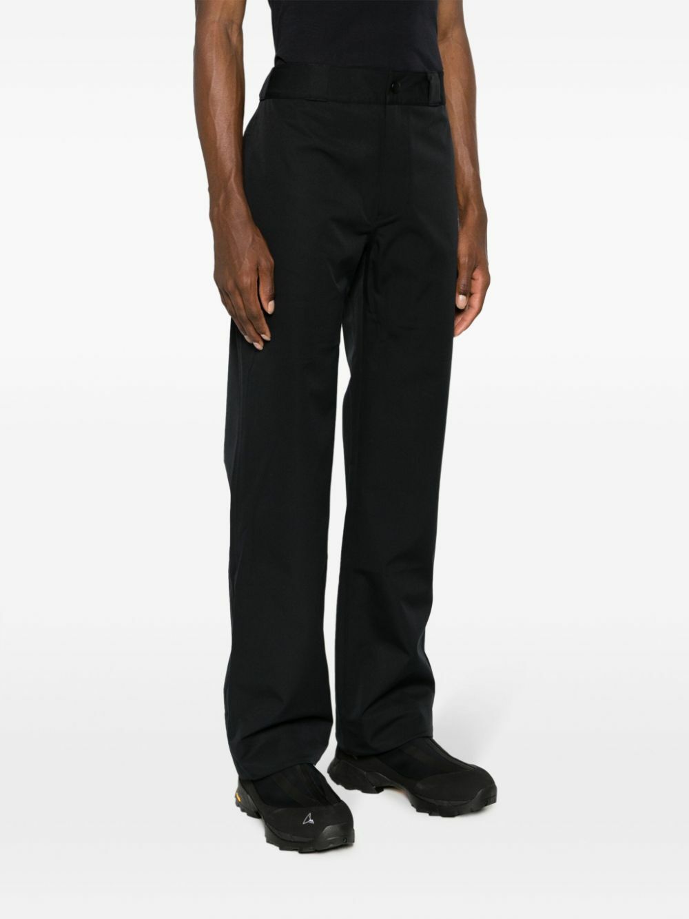 BLAEST Black Standal Straight-LegTrousers Blaest