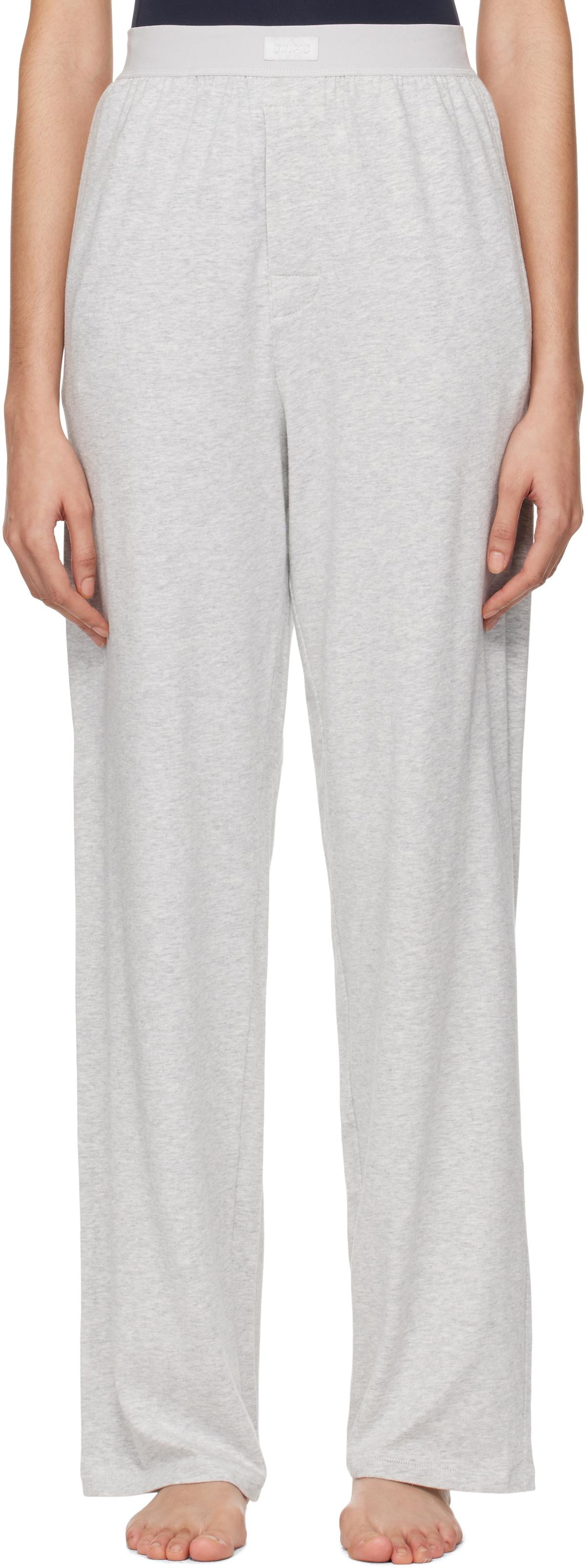 SKIMS Gray Boyfriend Loose Lounge Pants SKIMS