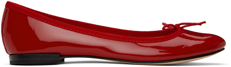 Repetto Red Cendrillon Ballerina Flats Repetto