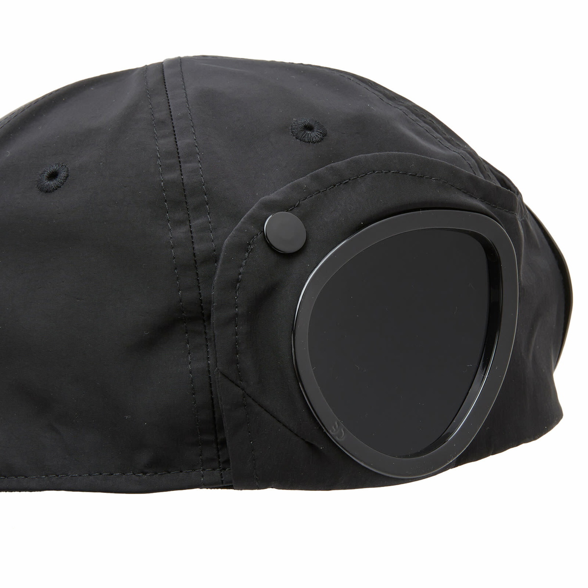 C.P. Company Men's Chrome-R Goggle Cap in Black C.P. Company