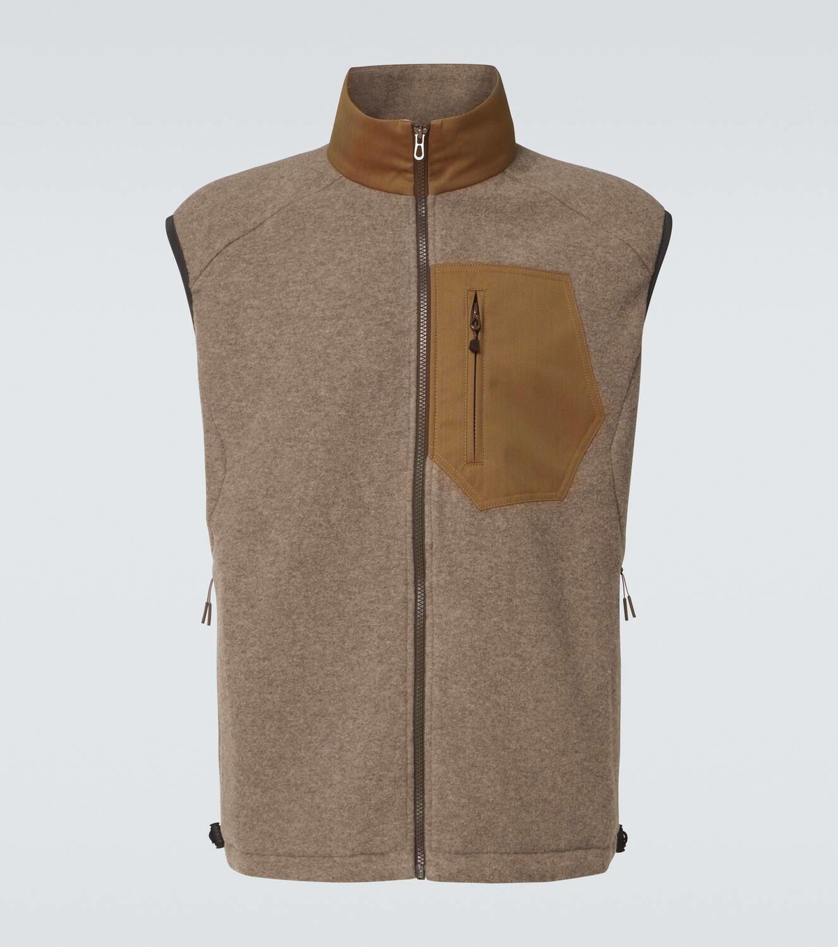Sease Wool and cashmere-blend fleece vest Sease
