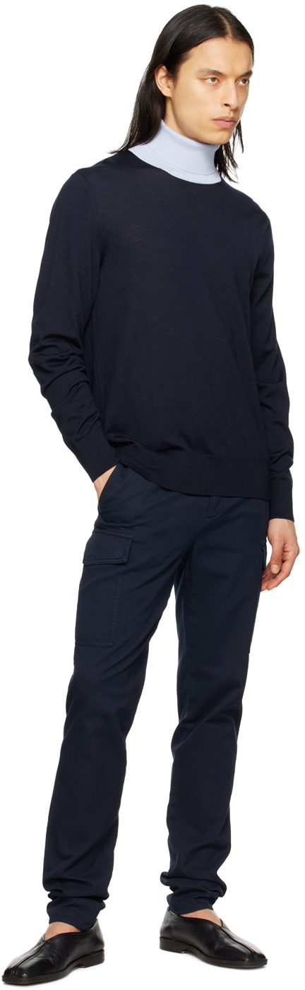 Gabriela Hearst Navy & Blue Jermaine Turtleneck Gabriela Hearst