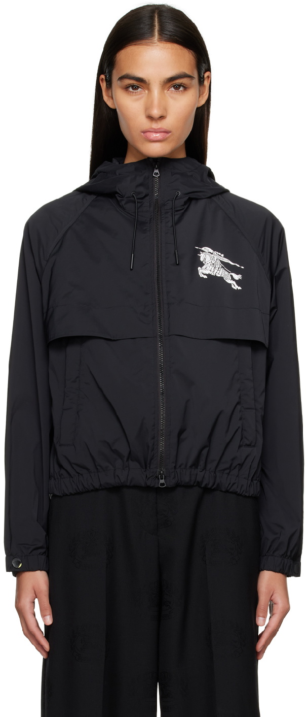 Burberry Black Printed Jacket Burberry