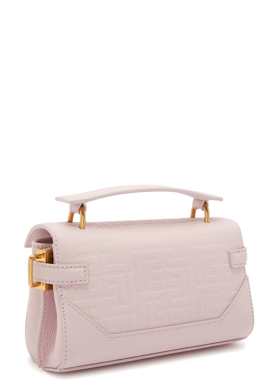 Balmain B-Buzz 19 Leather top Handle bag - Rose - One Size Balmain