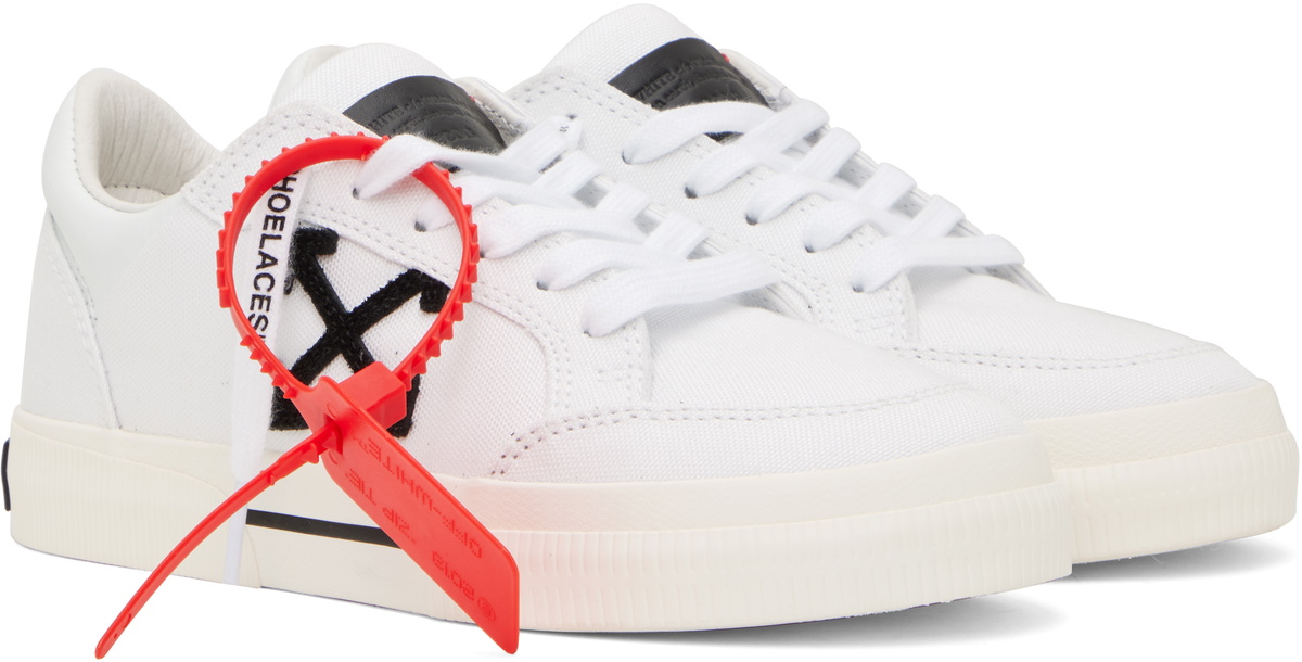 Off-White White New Low Vulcanized Canvas Sneakers Off-White