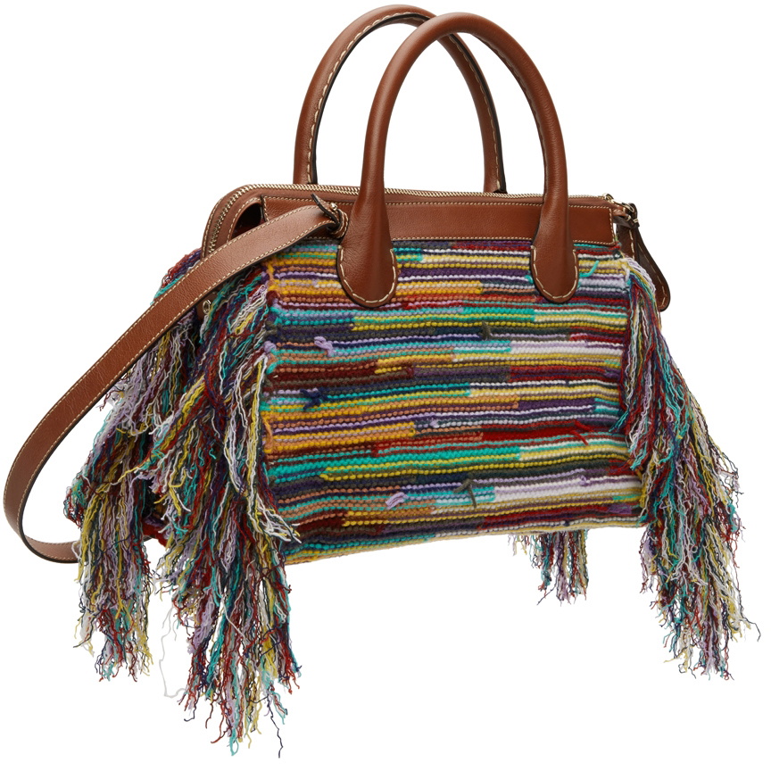 Chloé Multicolor Medium Edith Day Top Handle Bag Chloe