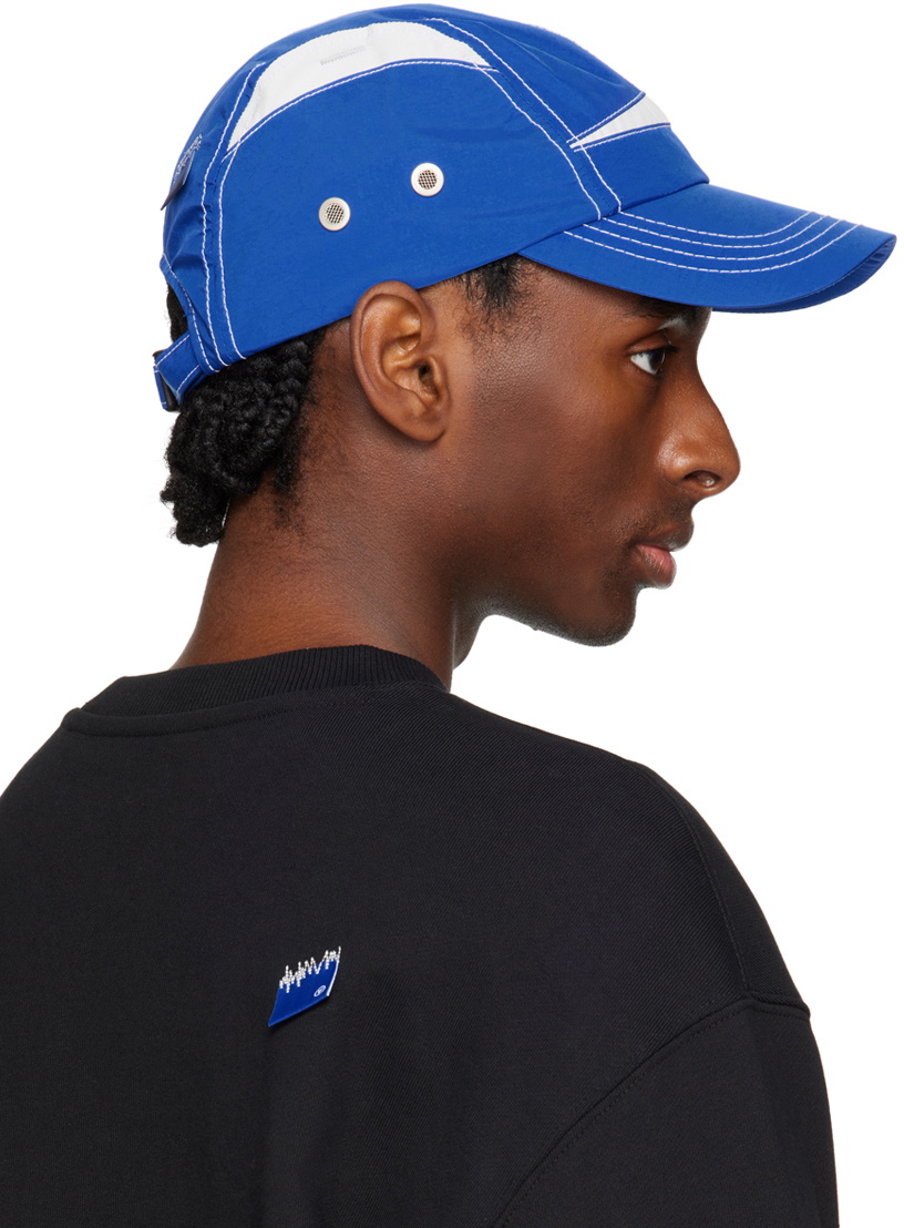 ADER error Blue & White Contrast Stitch Cap ADER error
