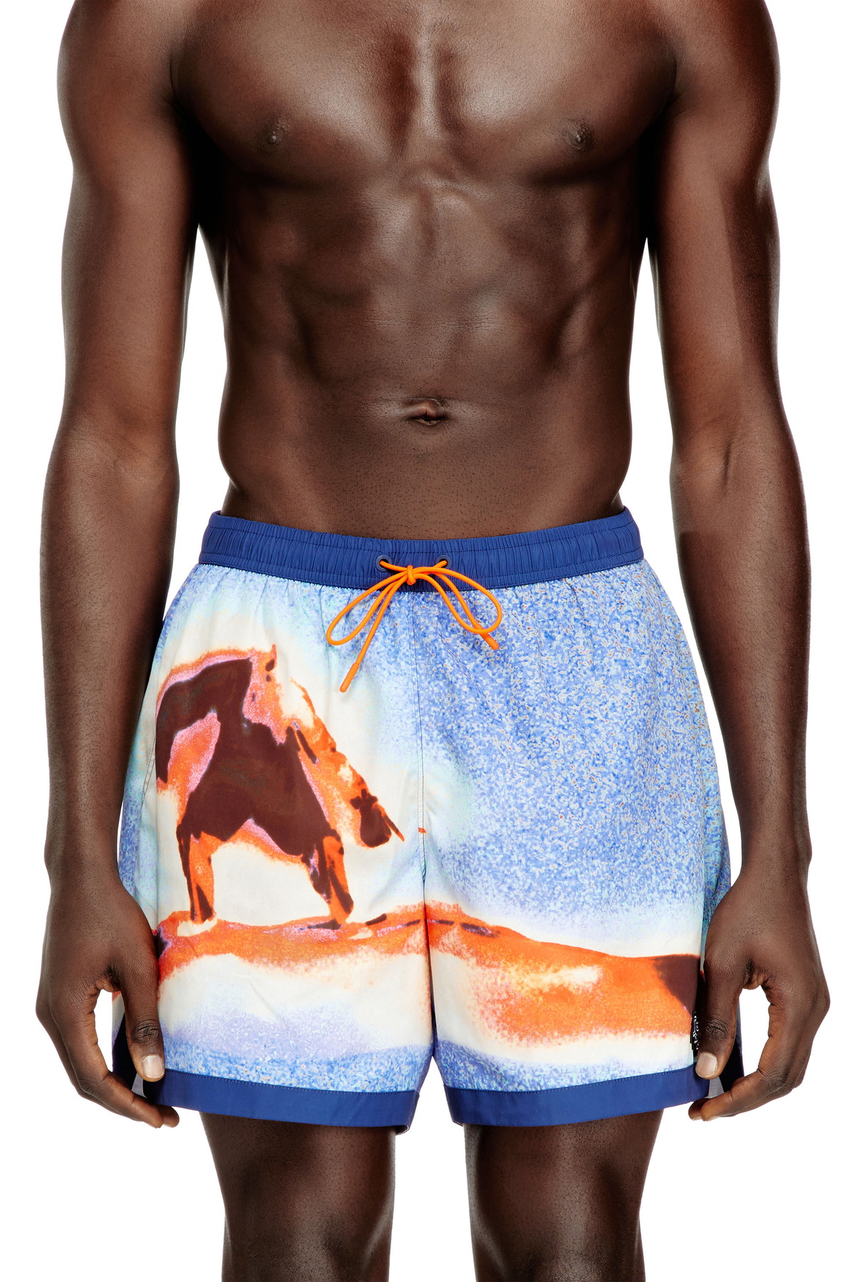 Diesel Swim shorts with all-over surfboard print - Swim shorts Mens in ...