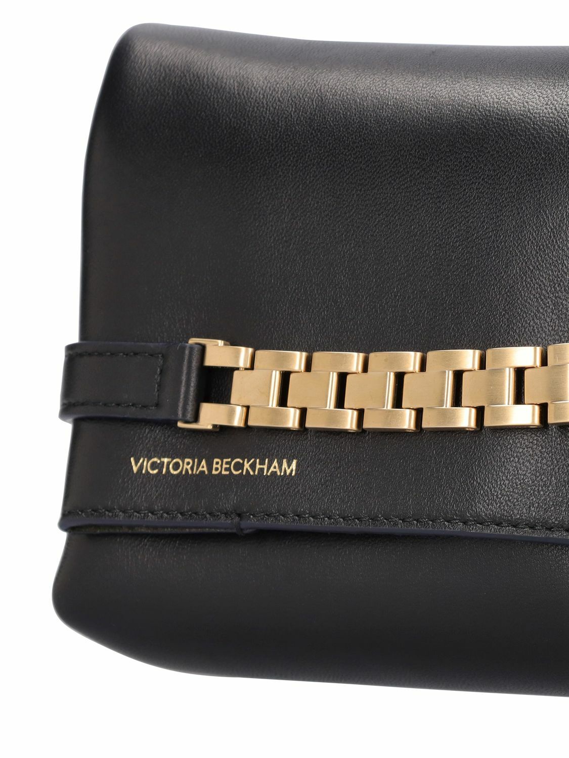 VICTORIA BECKHAM - Mini Leather & Chain Pouch Victoria Beckham