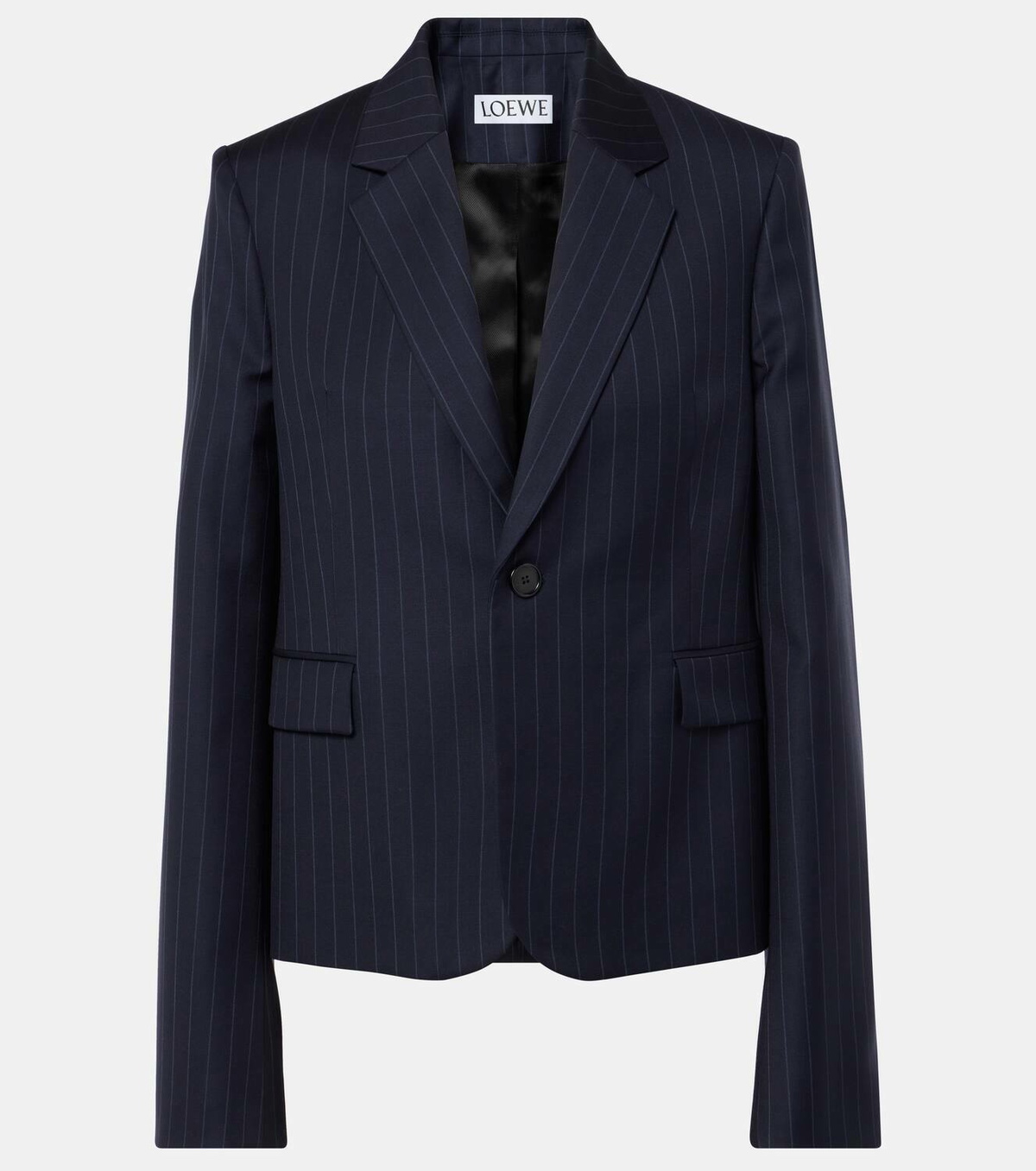 Loewe Pinstripe wool twill suit jacket Loewe