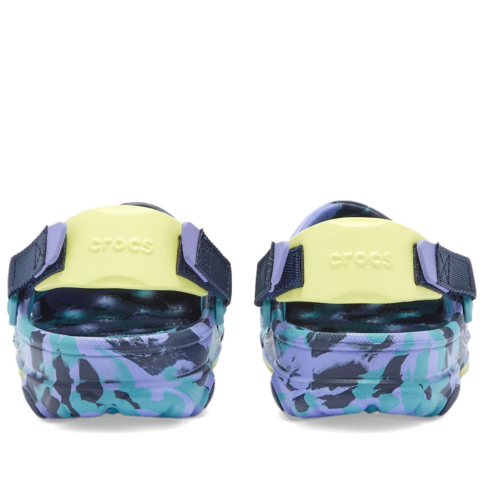 Crocs Classic All-Terrain Marbled Clog in Navy/Multi Crocs
