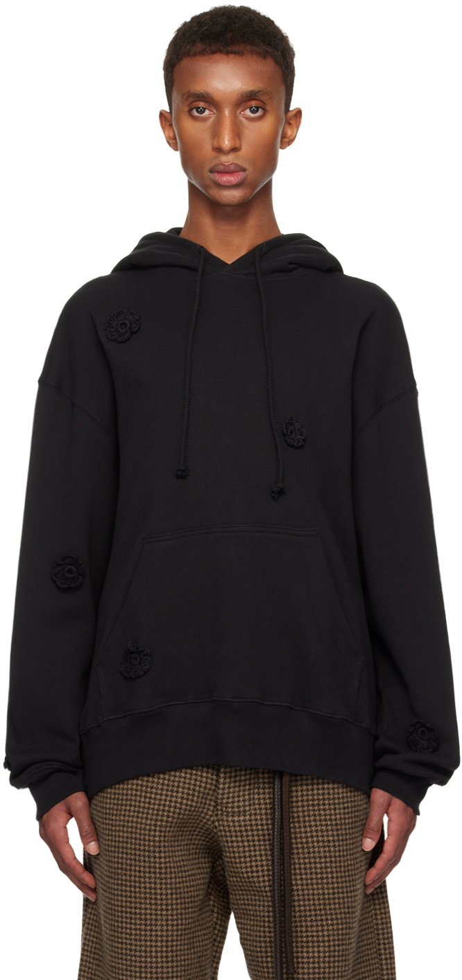 Song for the Mute Black Daisy Gym Hoodie Song for the Mute