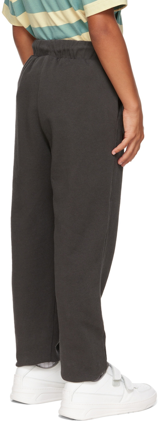 Mini Rodini Kids Gray Horses Lounge Pants Mini Rodini