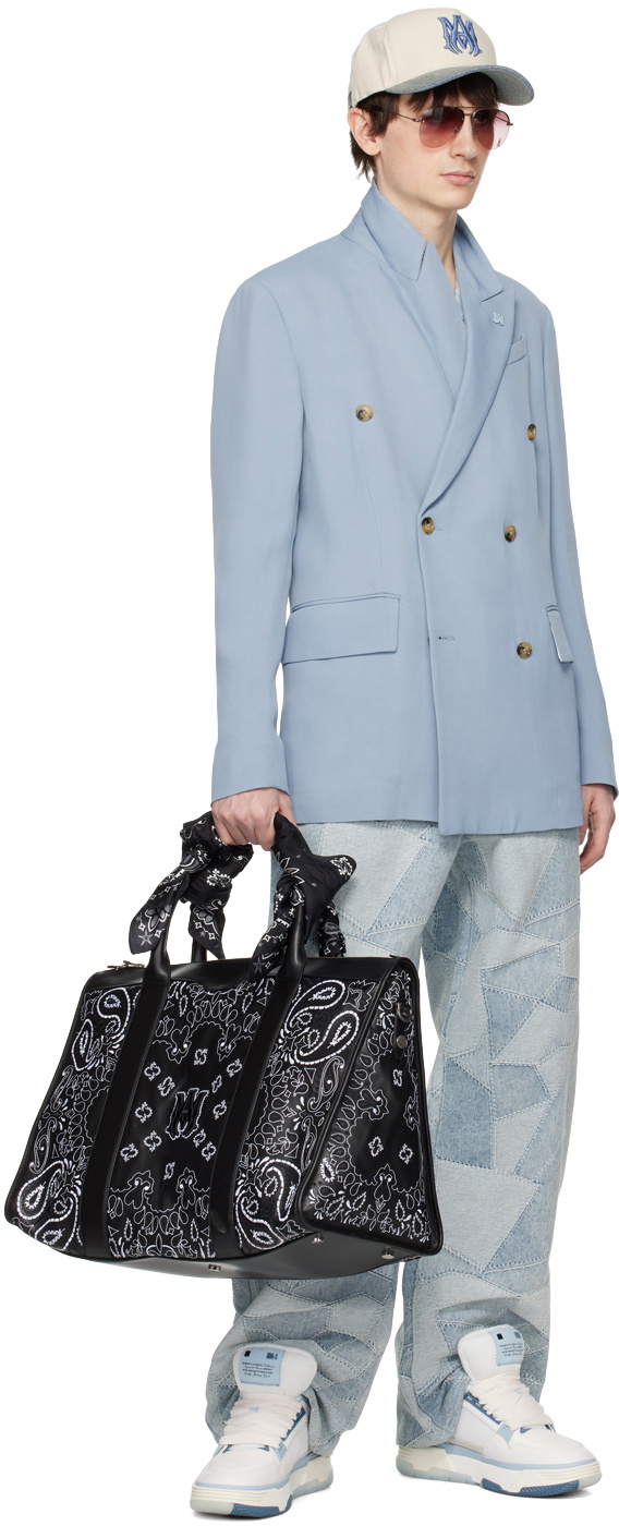 AMIRI Blue Patchwork Jeans Amiri