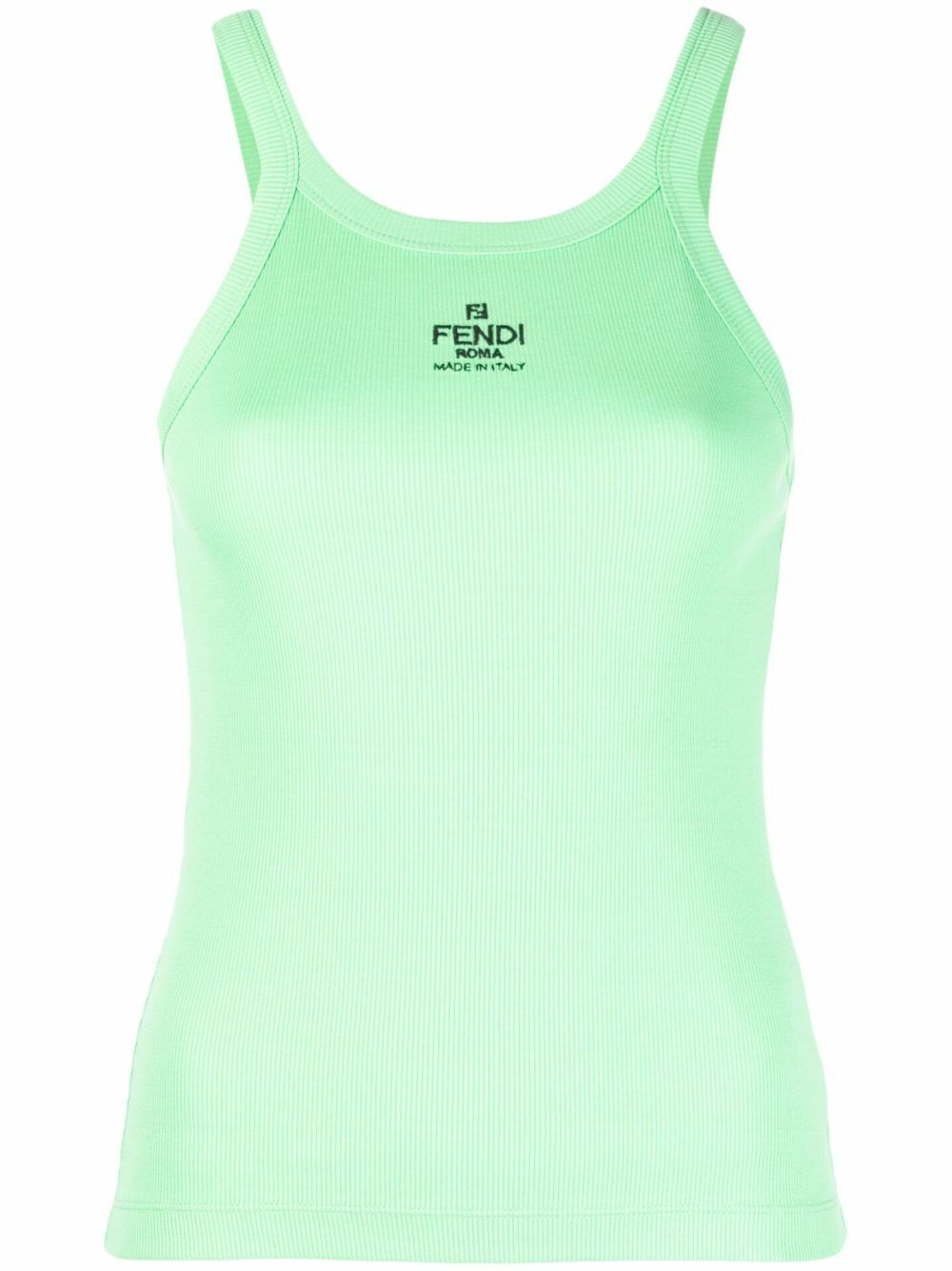 FENDI - Ribbed Cotton Top Fendi