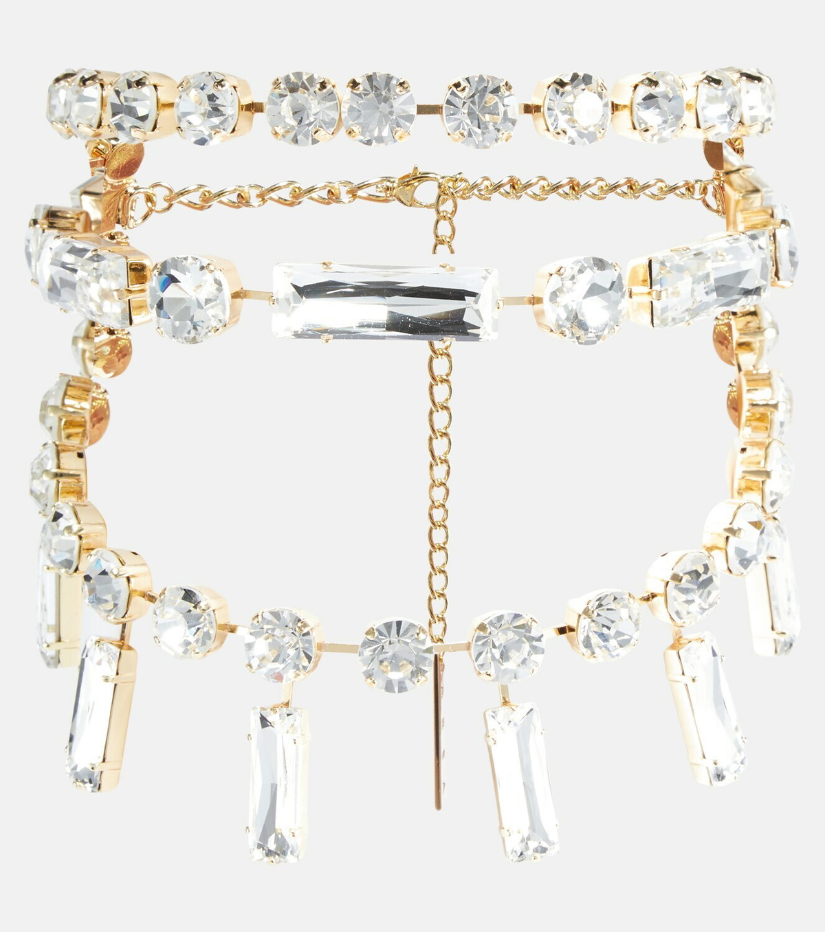 Area - Crystal-embellished choker necklace AREA
