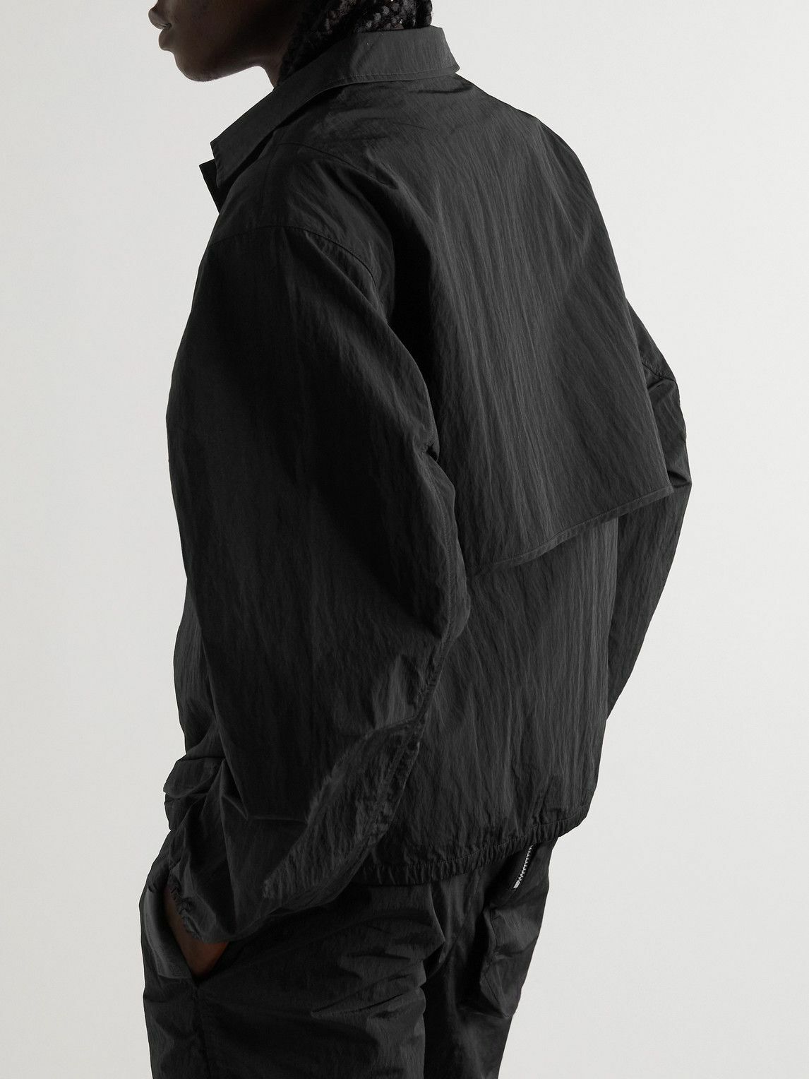 HAYDENSHAPES - Template Coach Logo-Appliquéd Crinkled-Shell Jacket ...