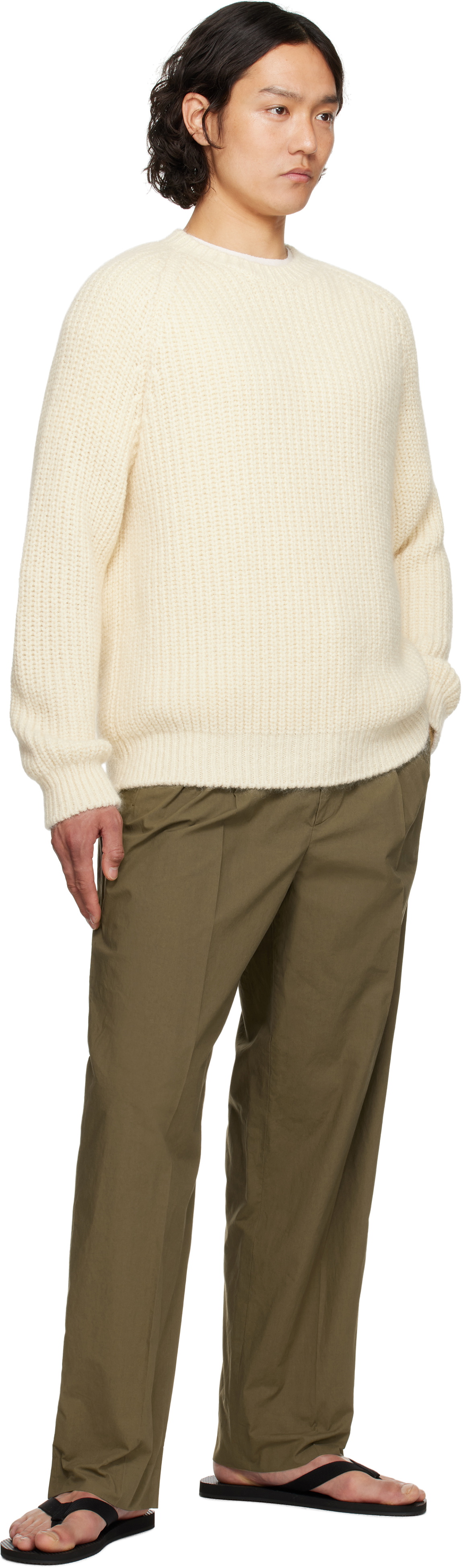 The Row Off-White Adonis Sweater The Row