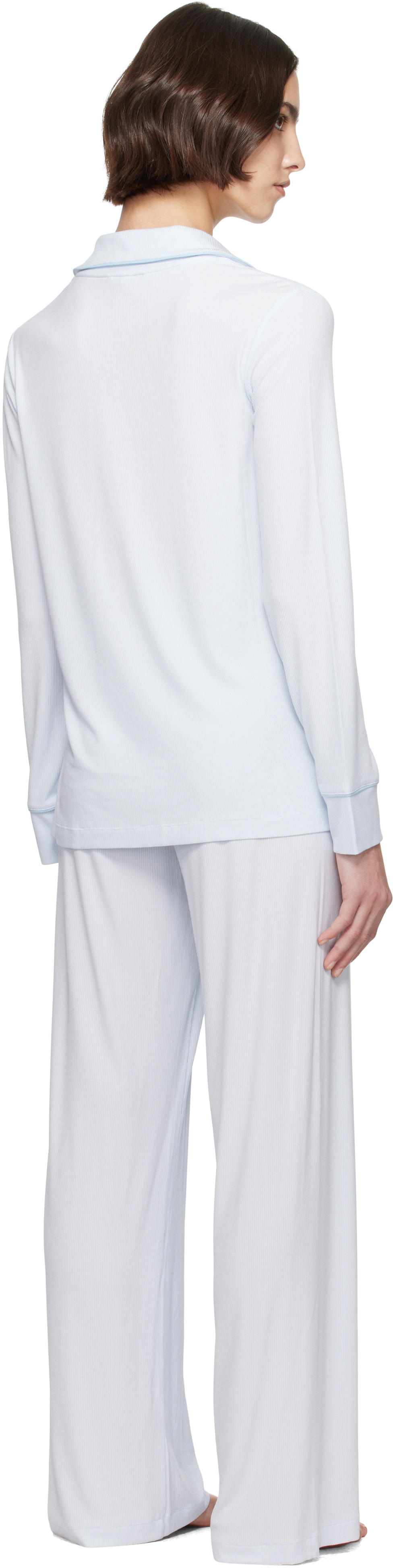 SKIMS Blue Soft Lounge Sleep Pyjama Set SKIMS