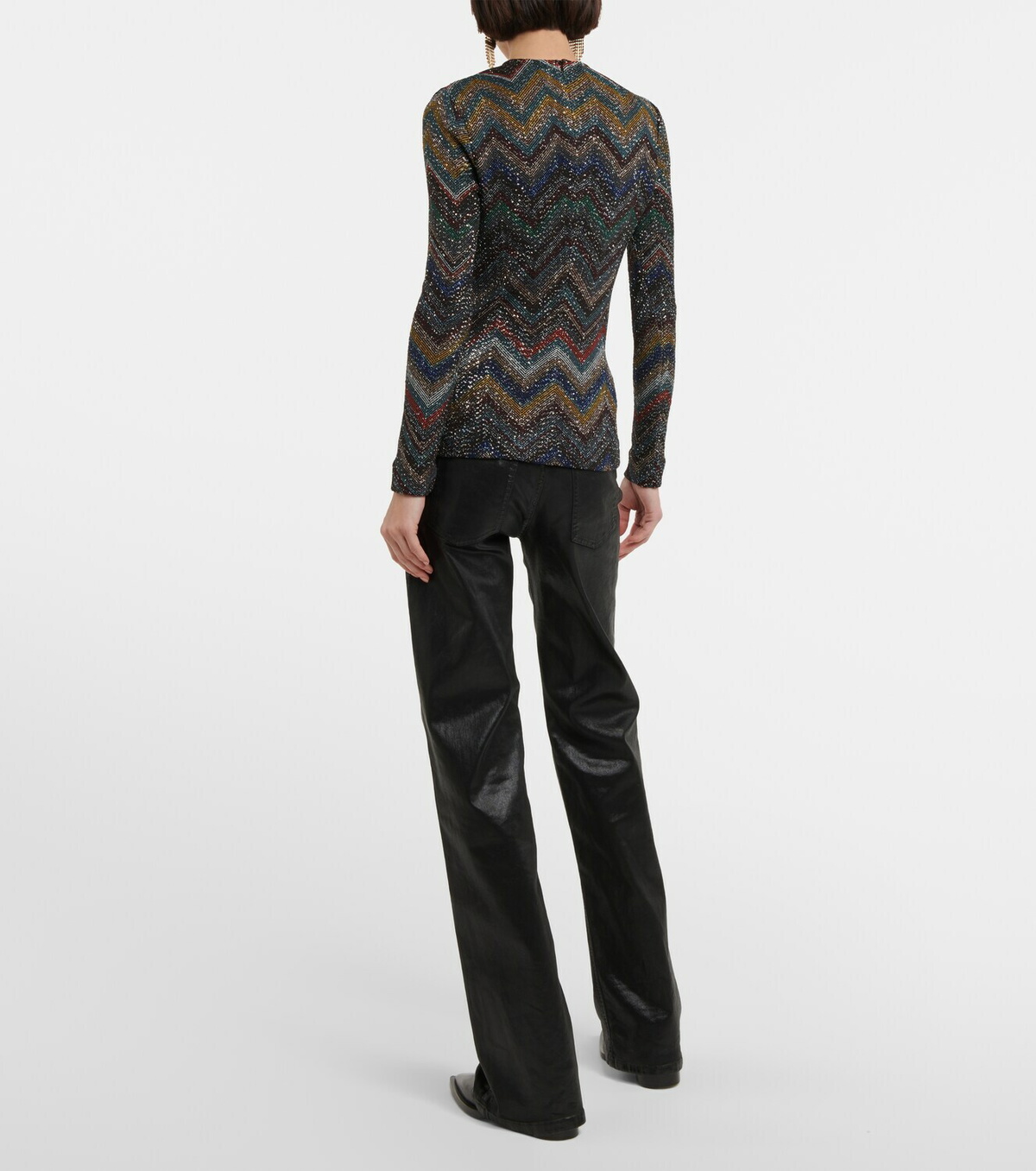 Missoni - Chevron lamé sweater Missoni