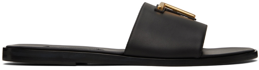 TOM FORD Black Hardware Slides TOM FORD