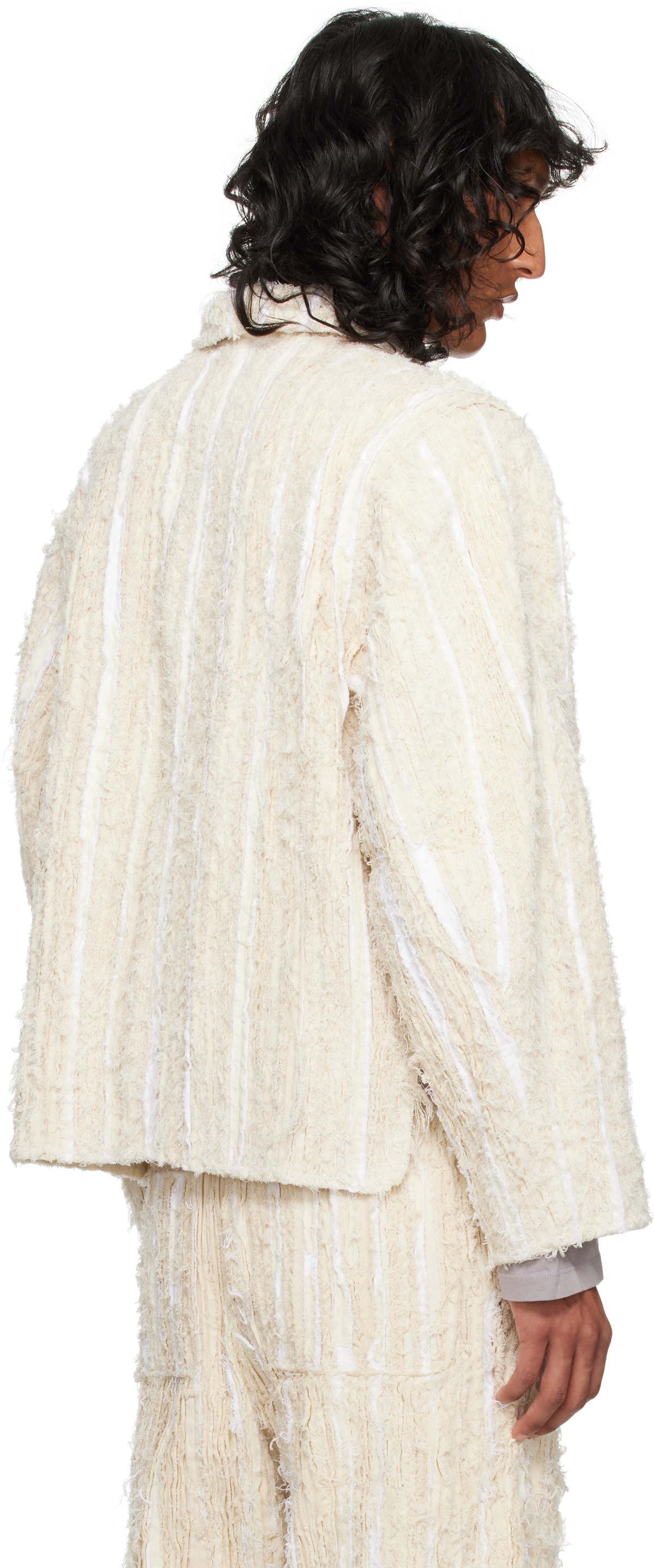 Tondolo Off-White Old Toiles Jacket Tondolo