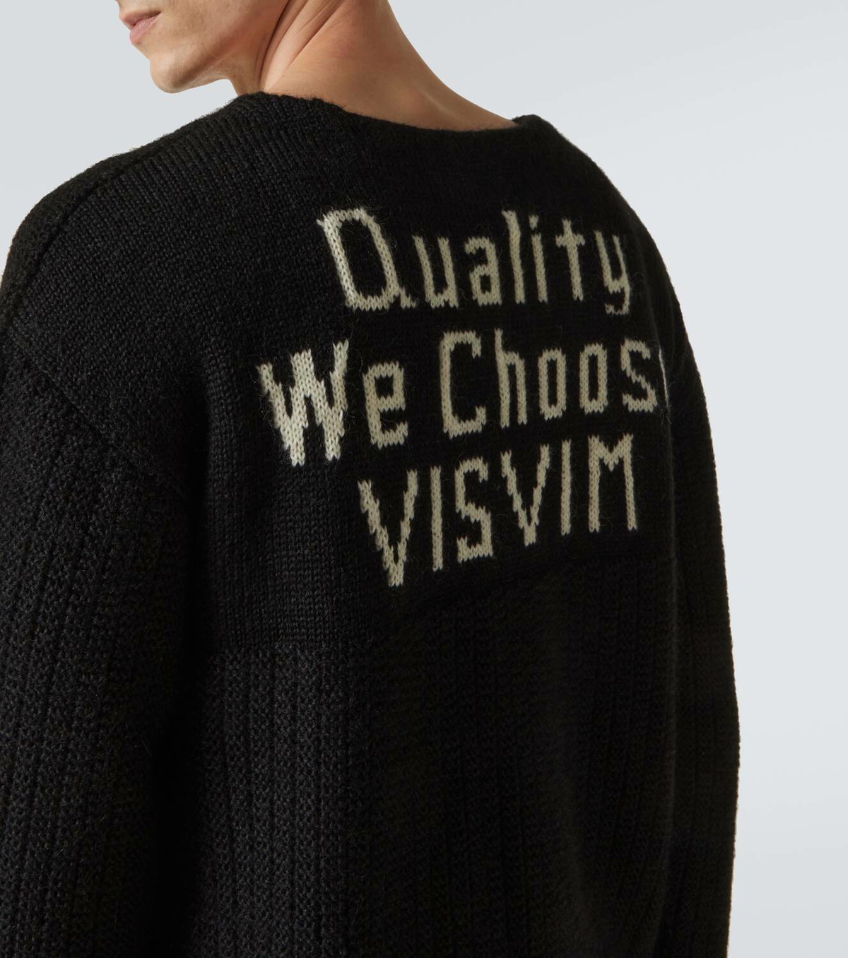 Visvim Logo wool and mohair-blend sweater Visvim