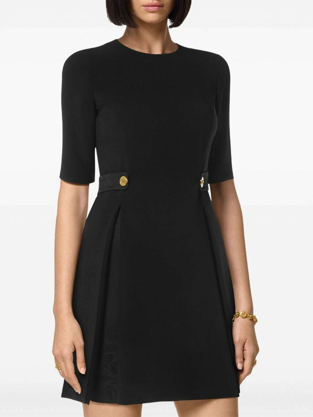 VERSACE - Medusa '95 Stretch Cady Short Dress Versace