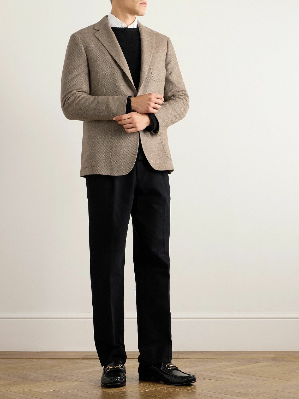 Ralph Lauren Purple label - Hadley Grant Textured Wool, Silk and ...