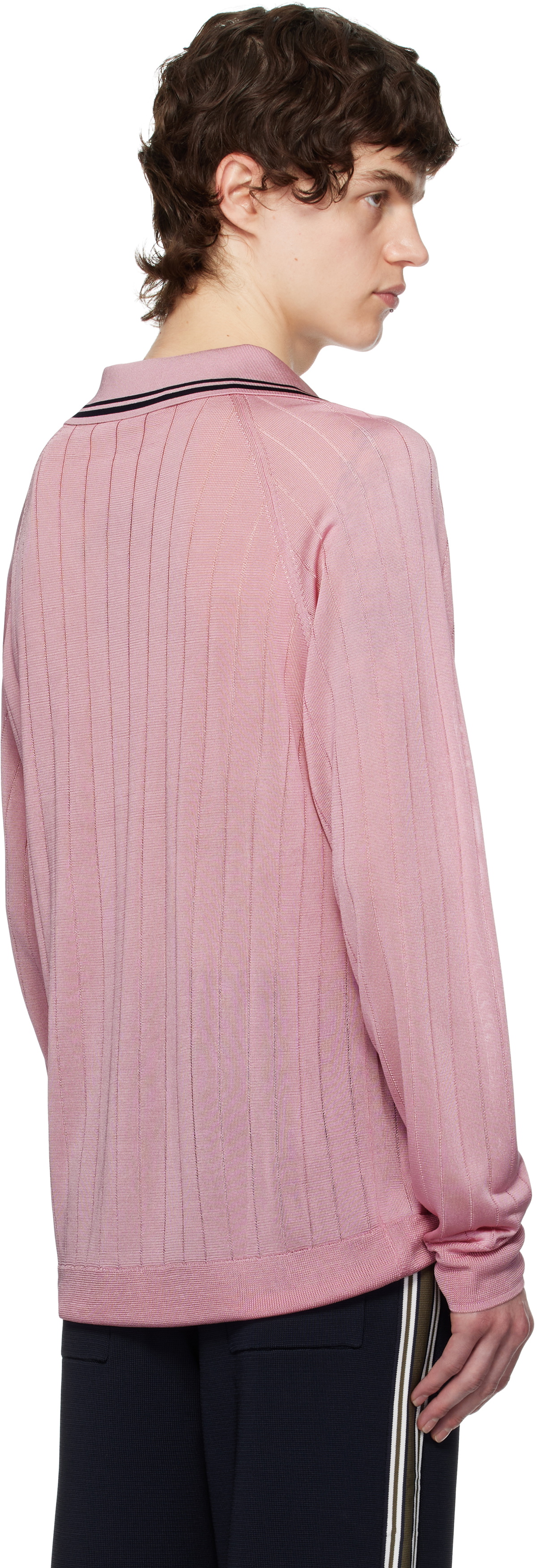 Wales Bonner Pink Roots Polo Wales Bonner