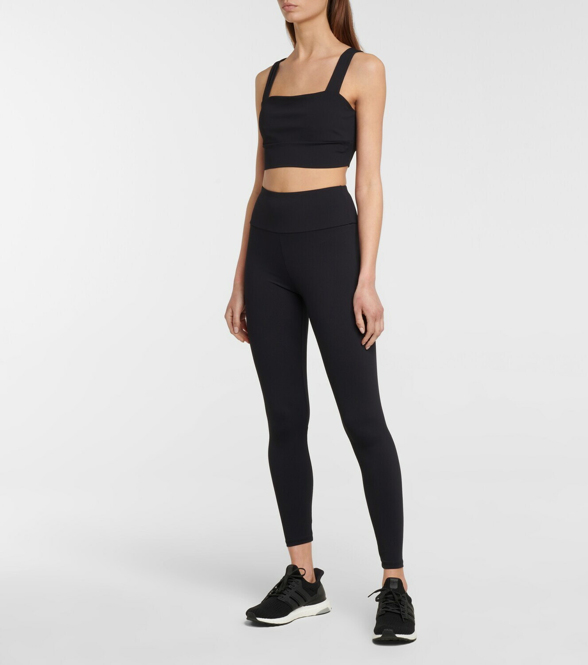 Lanston Sport Nolan high-rise ribbed-knit leggings Lanston Sport