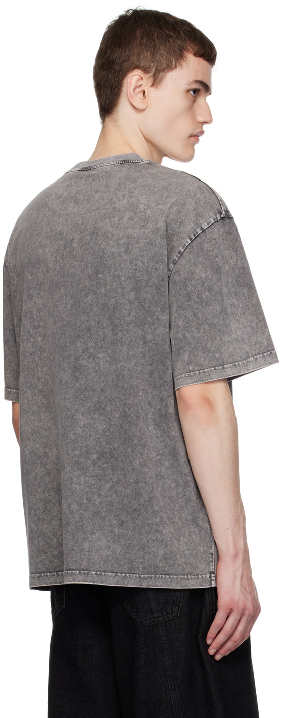 Feng Chen Wang Gray Faded T-Shirt Feng Chen Wang
