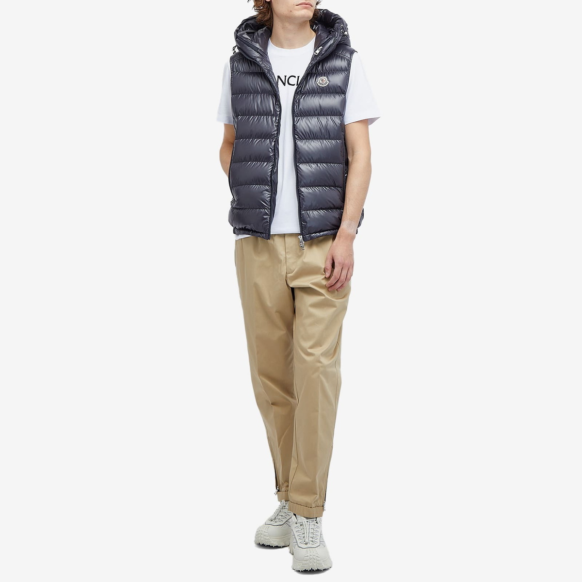 Moncler Men's Barant Vest in Navy Moncler