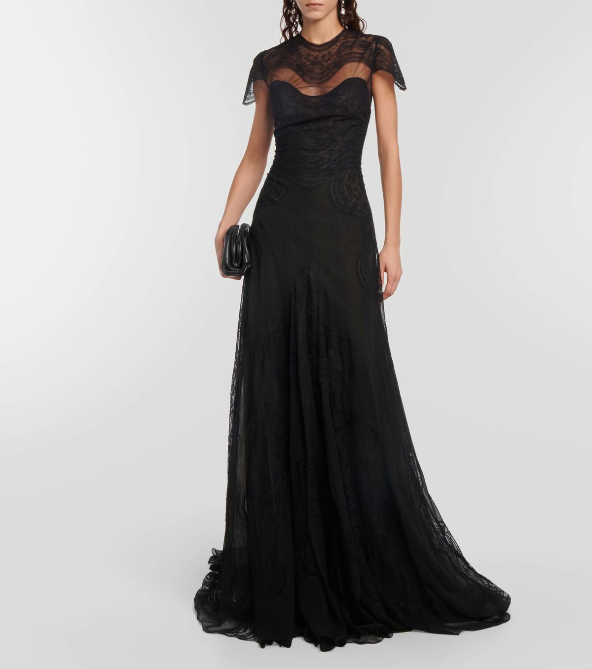 Costarellos Lollobrigida silk gown Costarellos