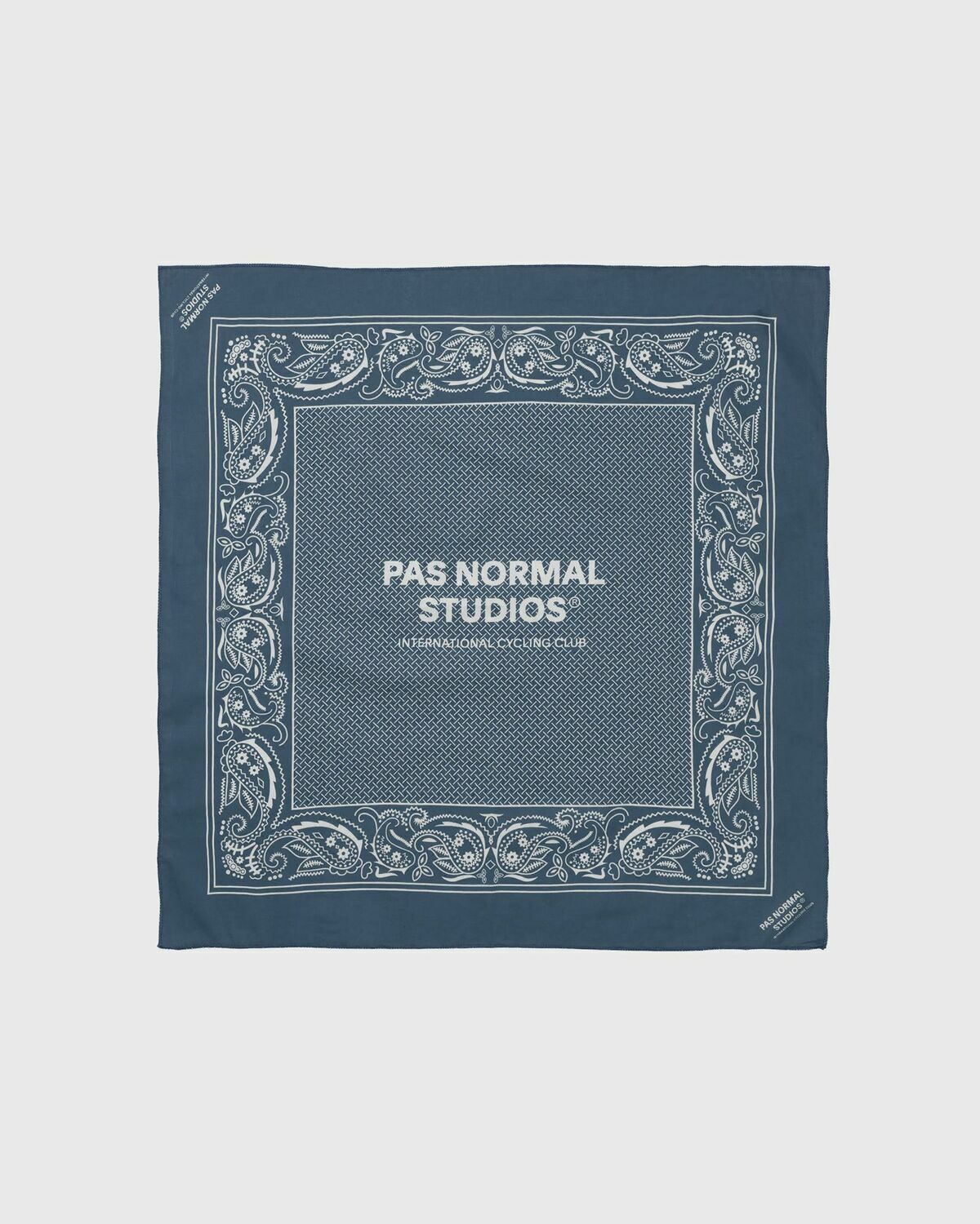 Pas Normal Studios Off Race Bandana Blue Scarves Pas Normal Studios