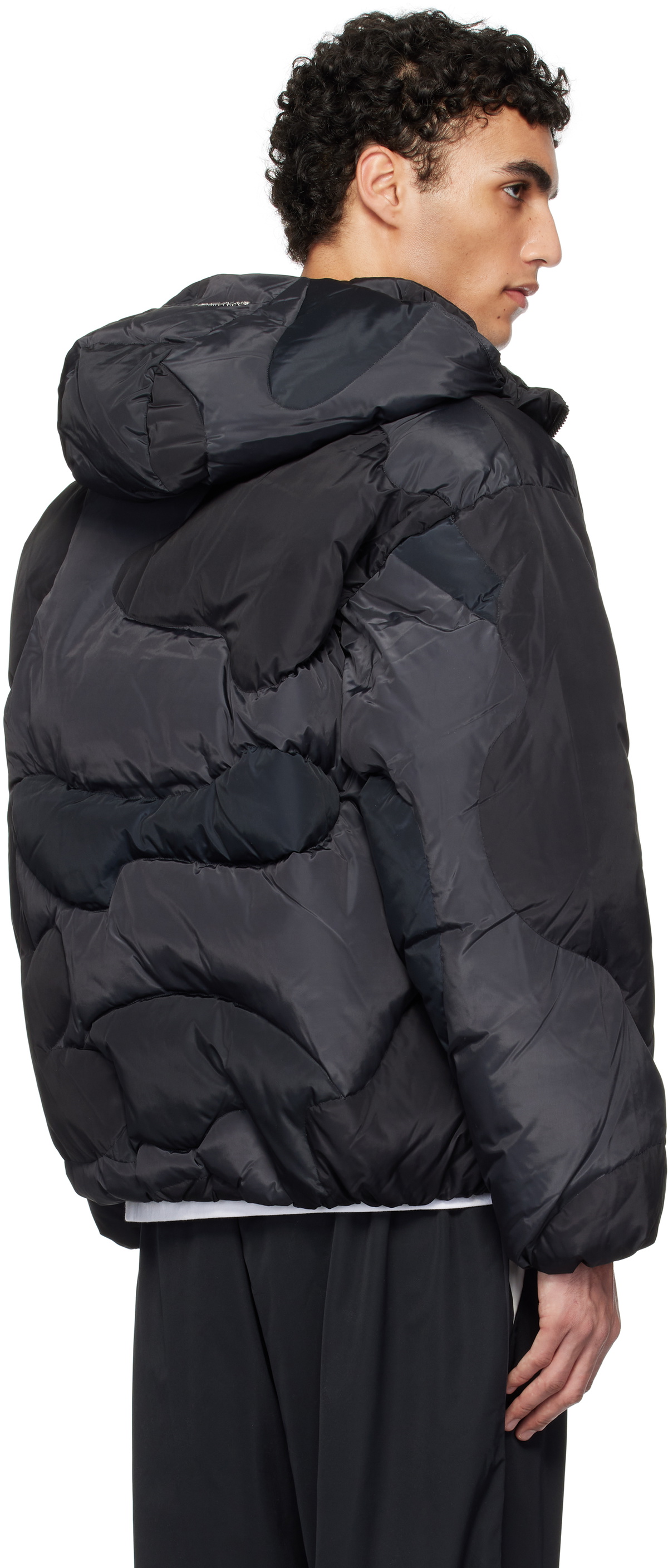 BAPE Black 1st Camo Nylon Down Jacket A Bathing Ape