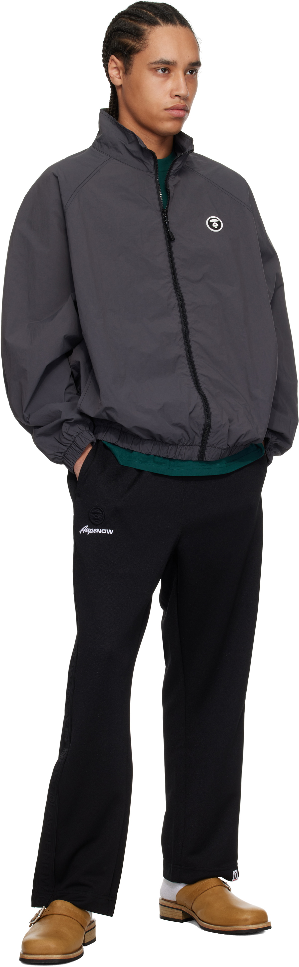 AAPE by A Bathing Ape Black 'AAPE Now' Light Weight Jacket AAPE by A ...