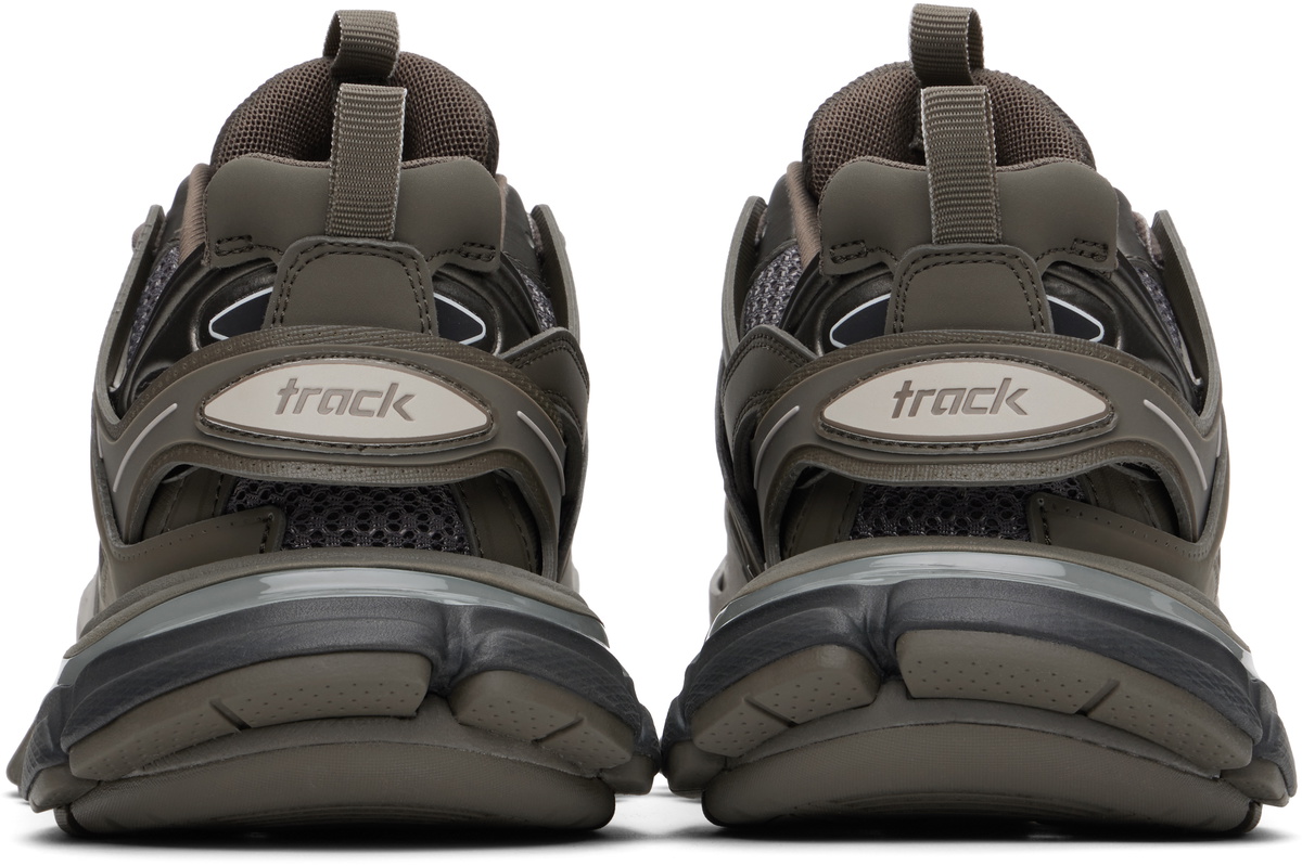 Balenciaga Brown & Gray Track Sneakers Balenciaga
