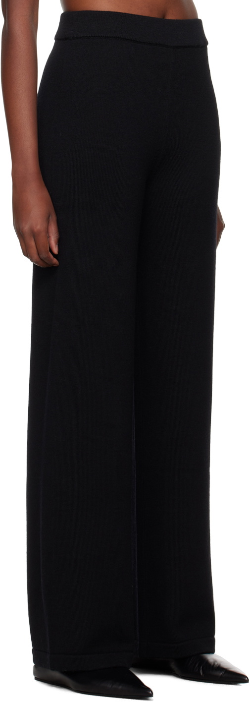 Max Mara Leisure Black Visone Lounge Pants Max Mara Leisure