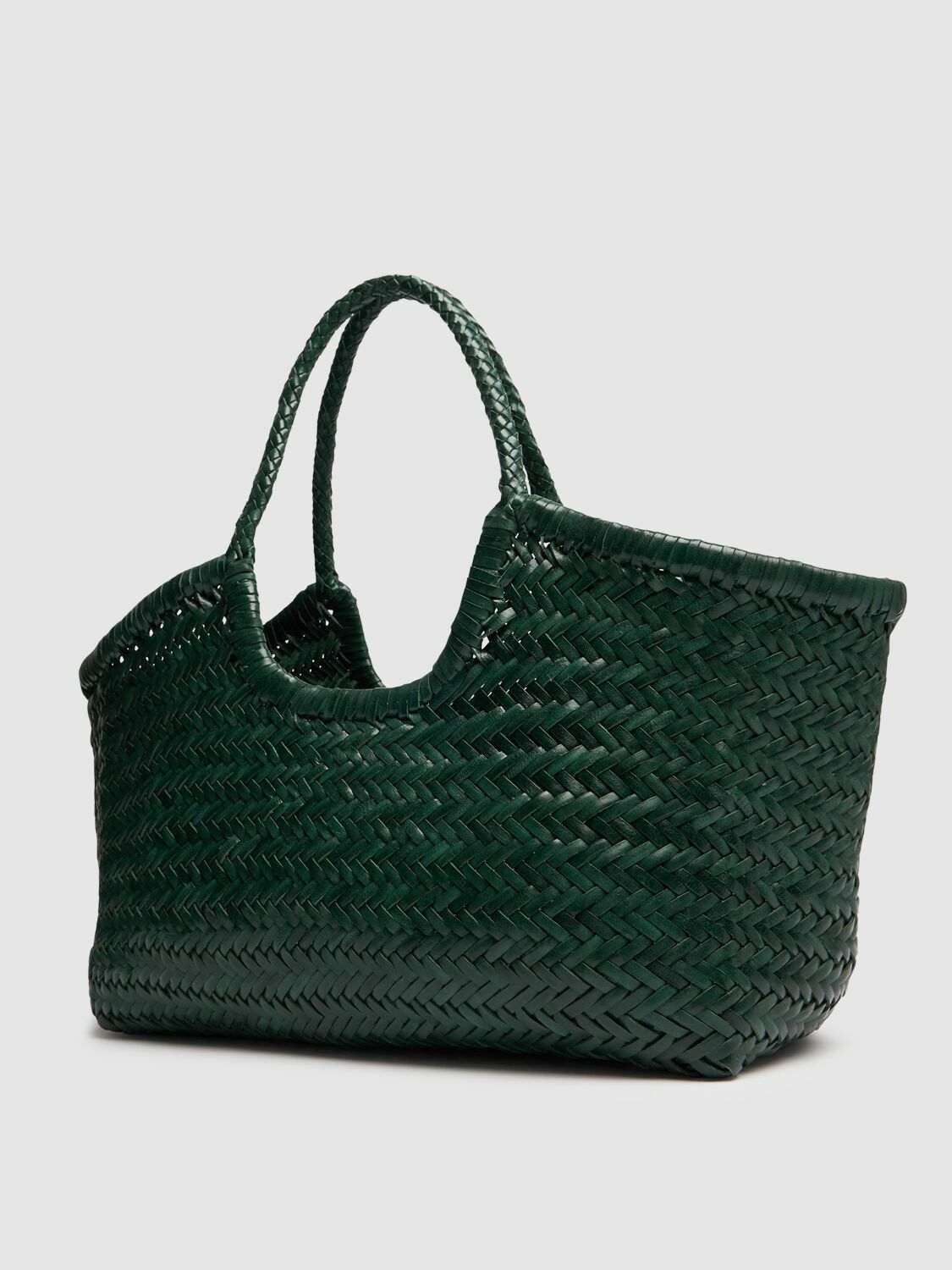 DRAGON DIFFUSION Big Nantucket Woven Leather Basket Bag Dragon Diffusion